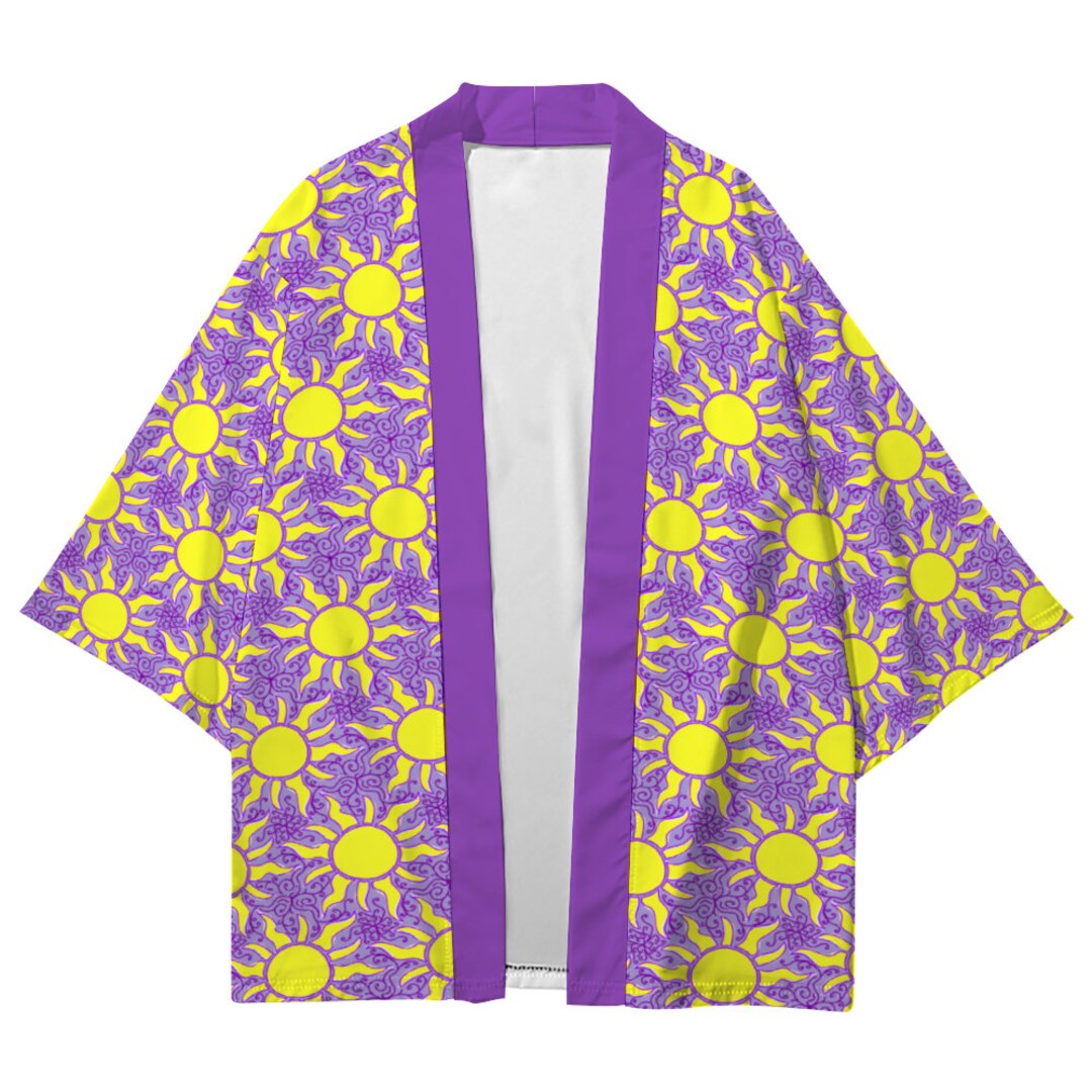 Enchanting Disney Rapunzel Kids' Kimono Cardigan - Stylish Japanese Style Loose Fit Jacket for ...