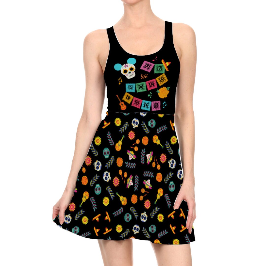 Running Dress Un Poco Loco Women's Day of the Dead Dress for Athletic ...