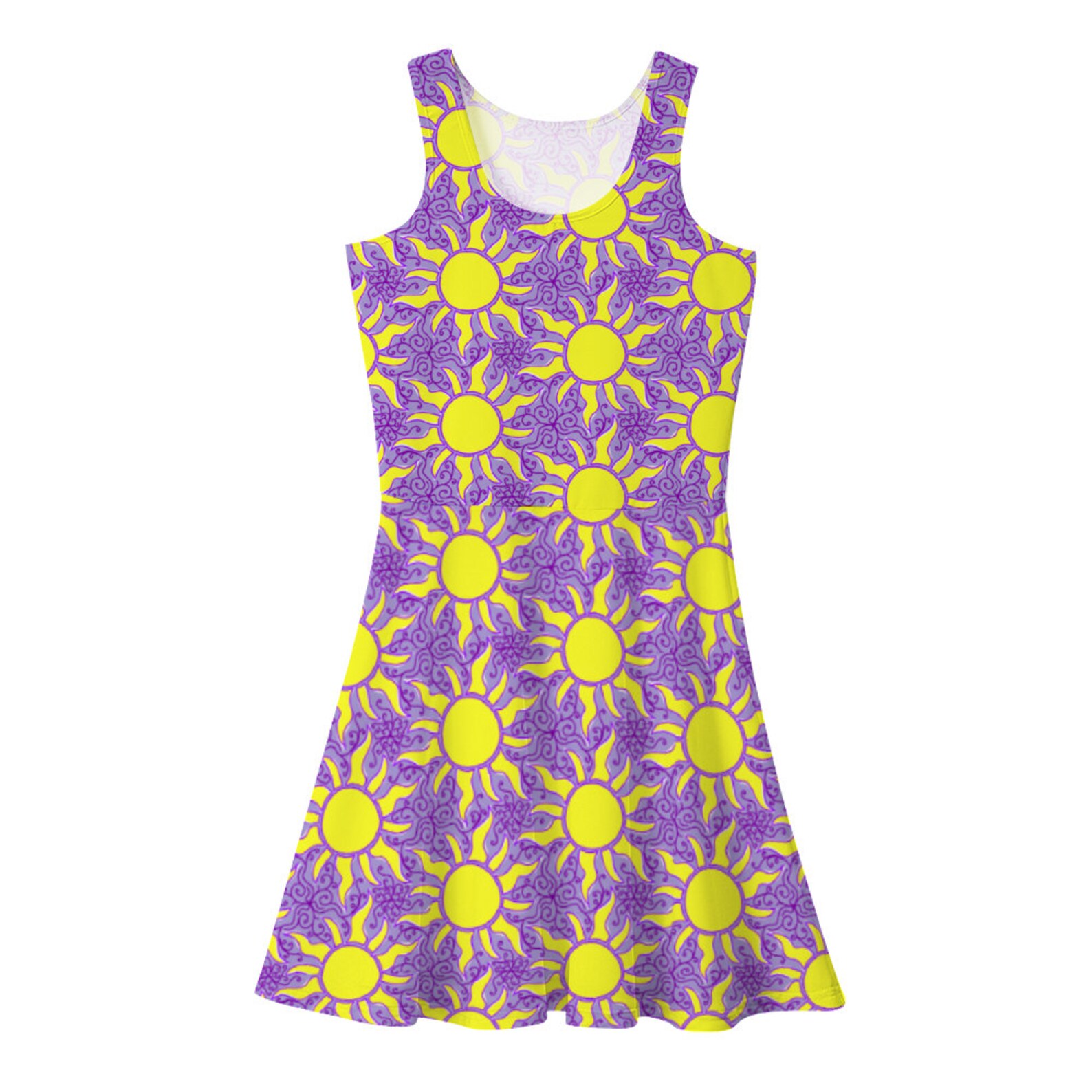 Rapunzel Dress Purple Sun Dress Lost Princess Cosplay - Etsy