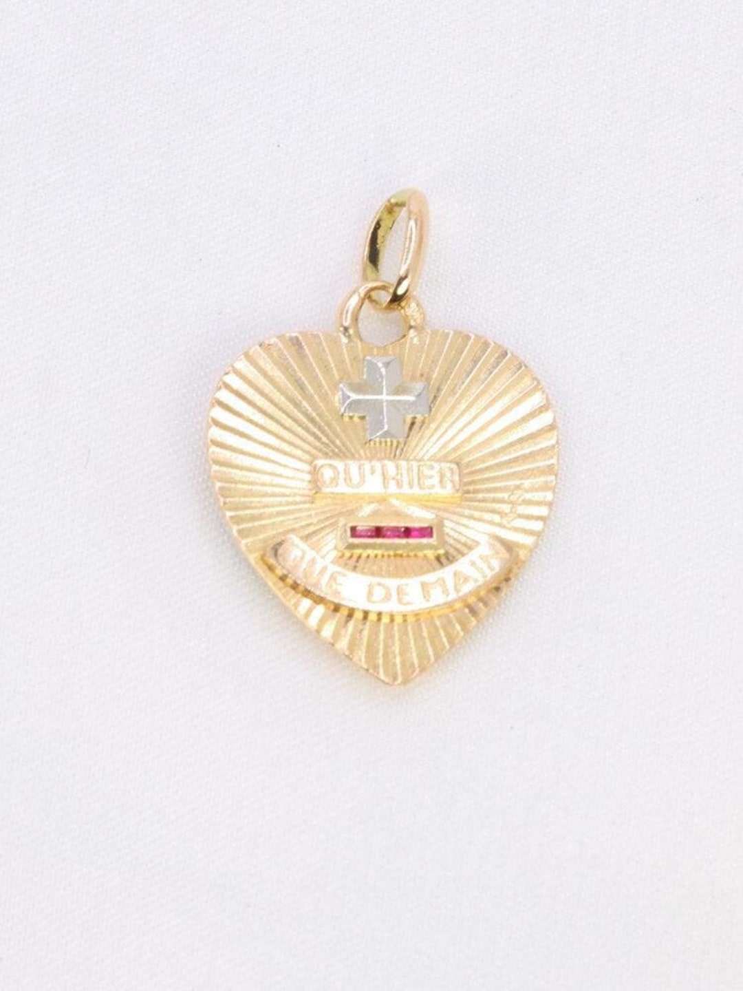 Love Medal Augis Heart More Than Yesterday Less Than Tomorrow Yellow ...