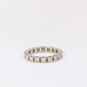 American Wedding Ring in White Gold and Diamonds 1.7 Ct - Etsy