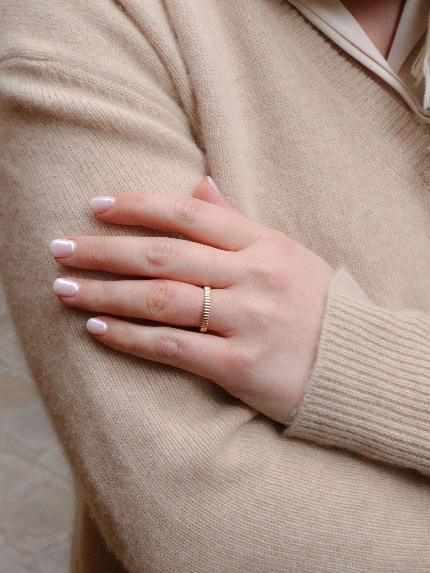 BOUCHERON Grosgrain Wedding Ring in Gadrooned Yellow Gold Etsy