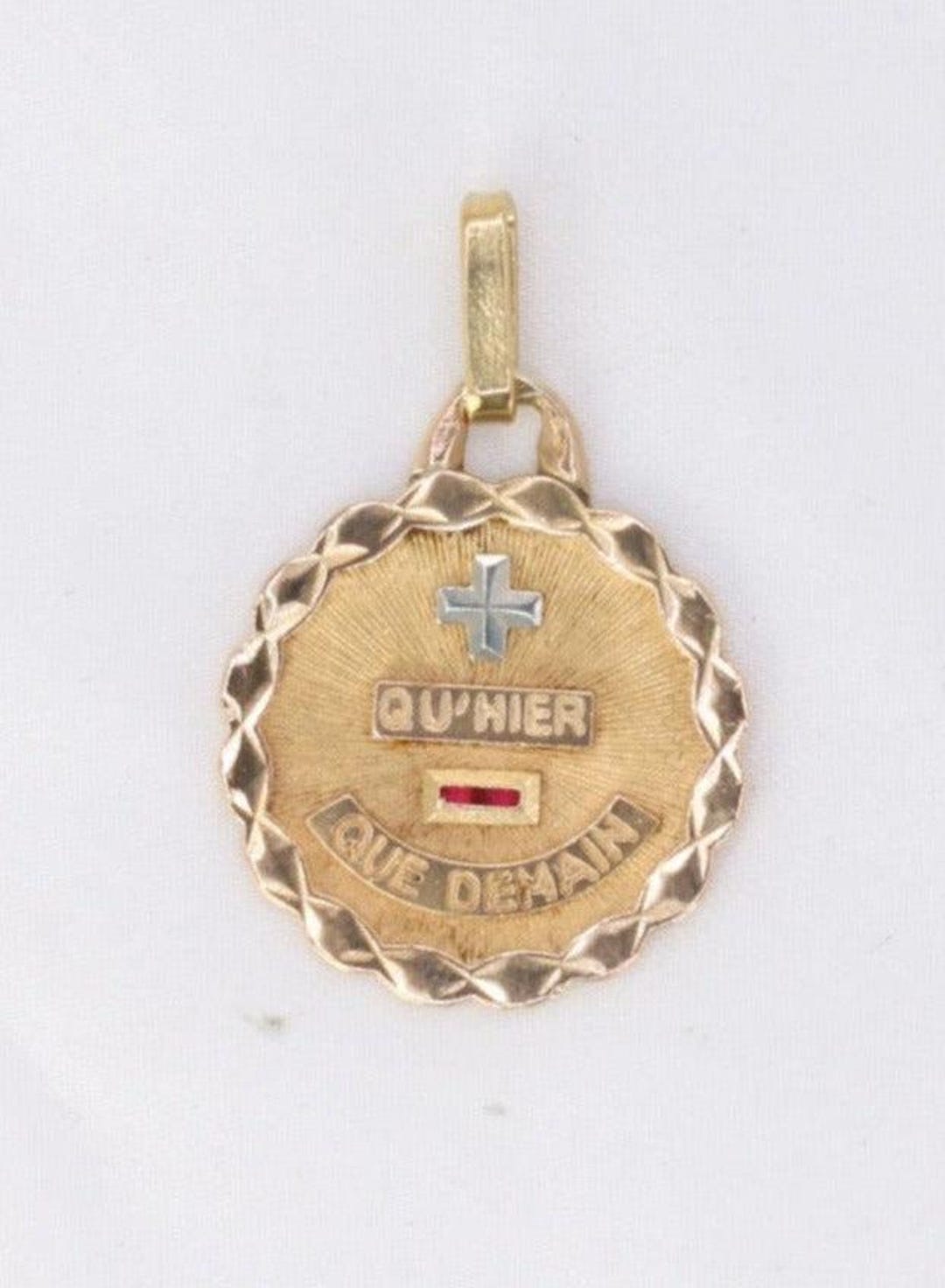 Augis Love Medal in Gold, More Than Yesterday Less Than Tomorrow - Etsy