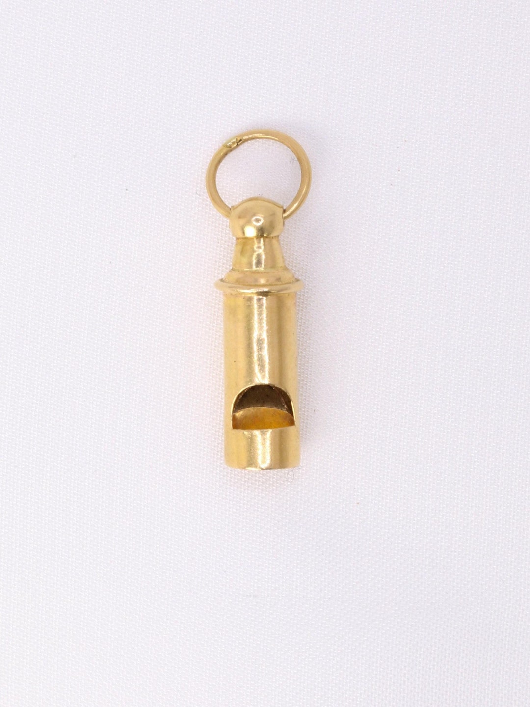 Vintage Whistle Charms Pendant Yellow Gold - Etsy