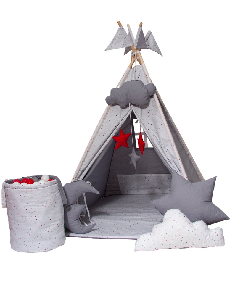 Gorgeous Kids Teepee Tipi Set for Kids Indian Tent Play Tent | Etsy