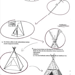 Teepee Tipi Set for Kids Indian Tent Play Tent With Stabilizer - Etsy UK