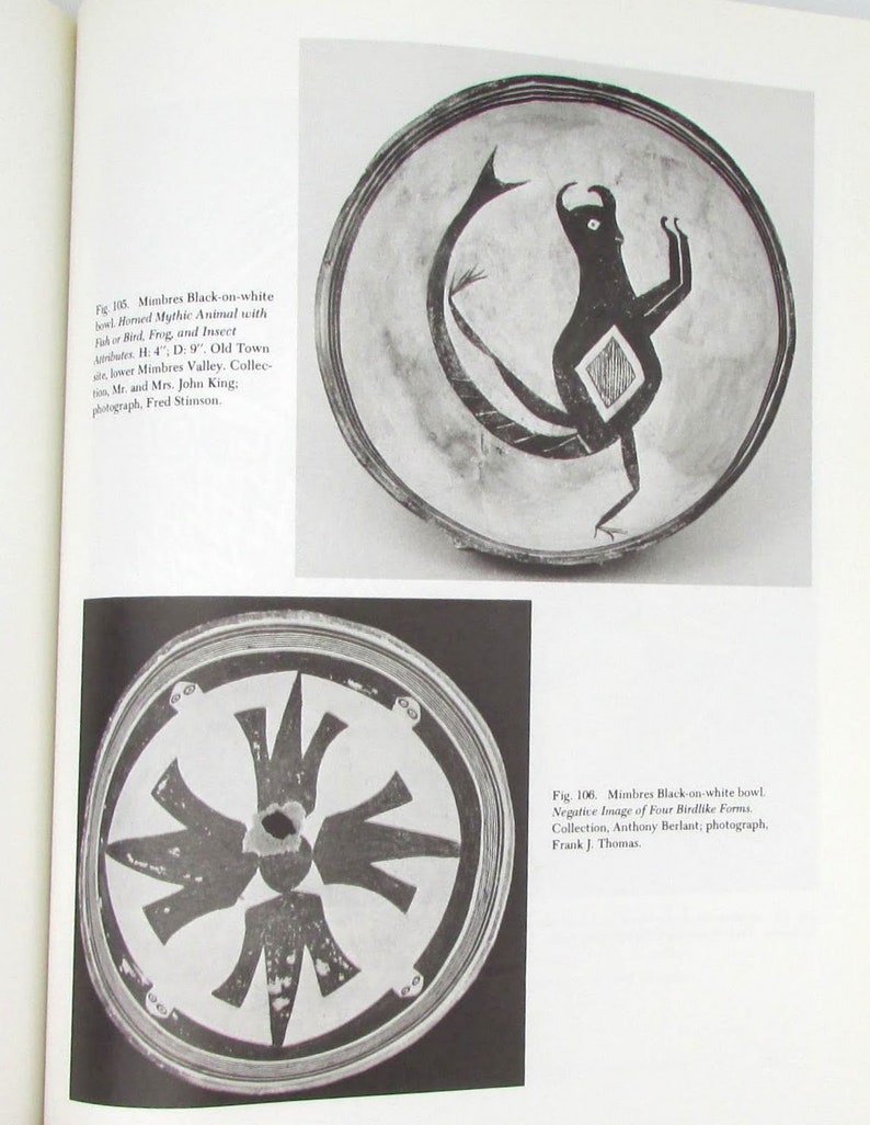 Mimbres Painted Pottery by J.J. Brody Native American - Etsy