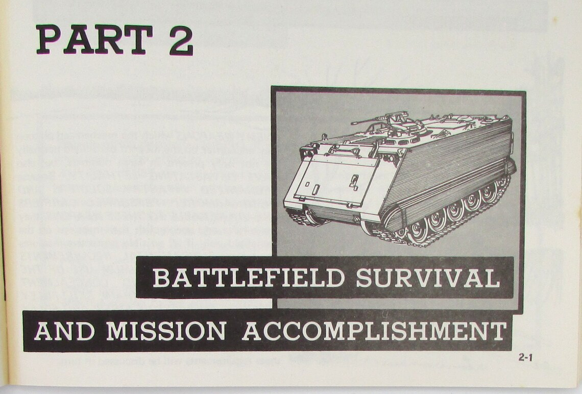 The Rifle Platoon and the Mechanized Infantry Platoon: U.S. - Etsy