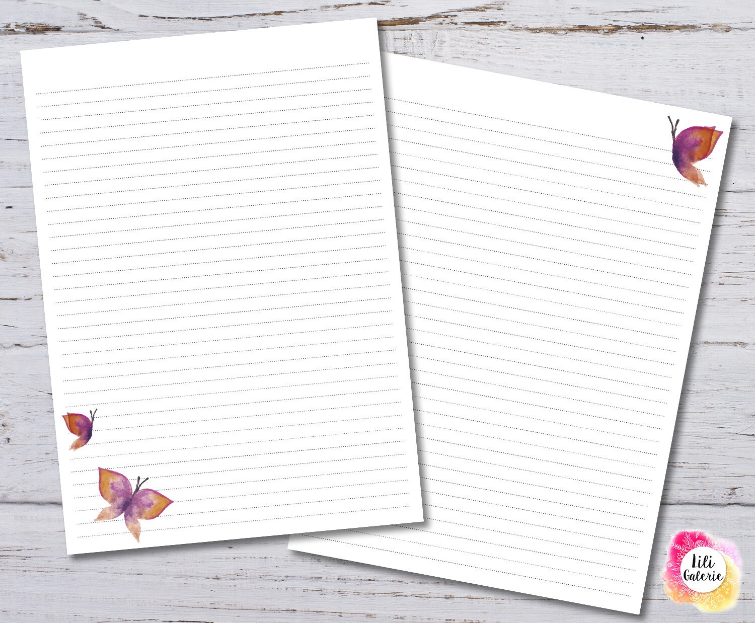 18 Printable Letter Writing Sheets JW | Etsy