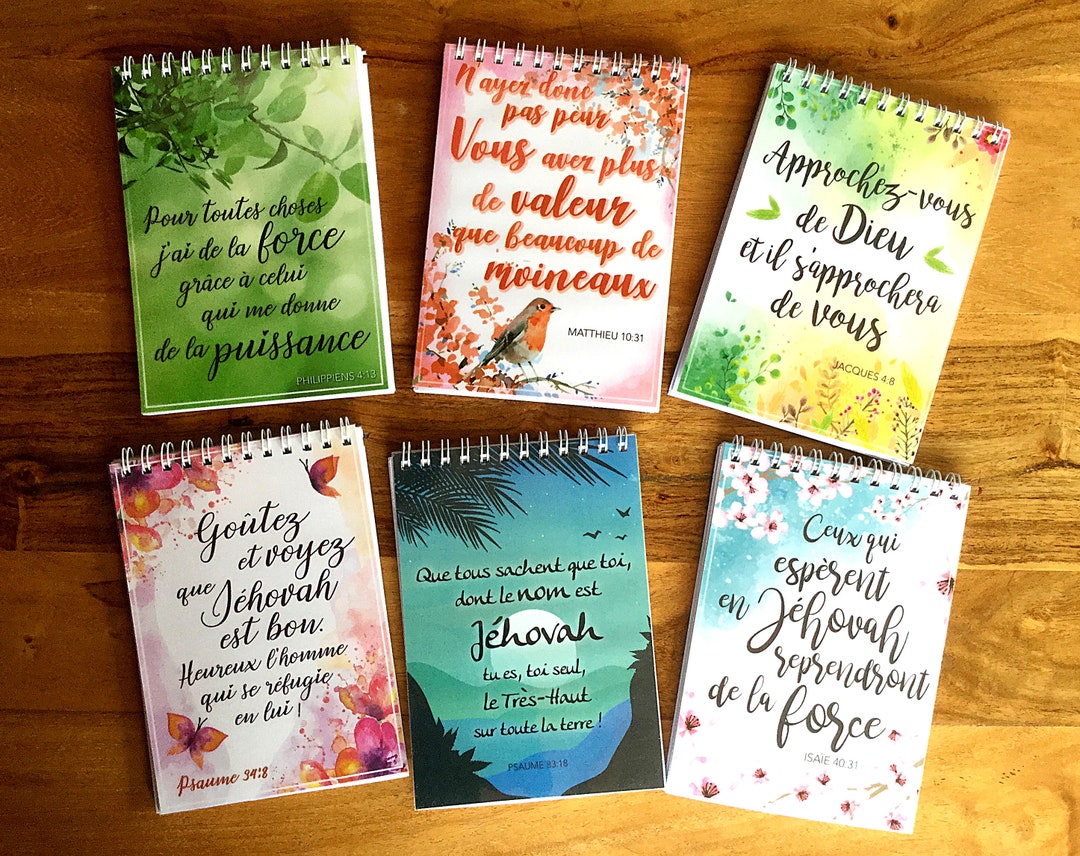 Notebook With Bible Verse on Cover - JW - Etsy