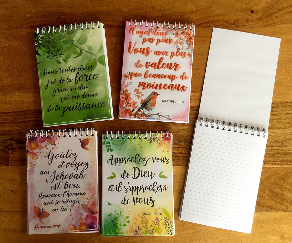Notebook With Bible Verse on Cover JW - Etsy UK