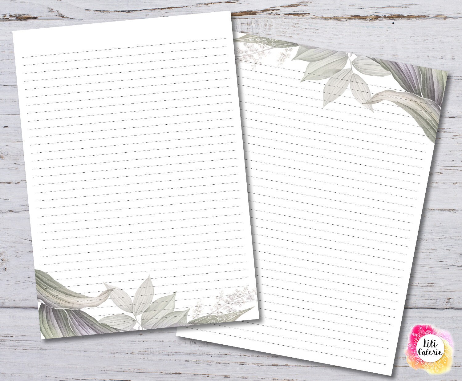 18 Printable Letter Writing Sheets - JW Stationery - Etsy