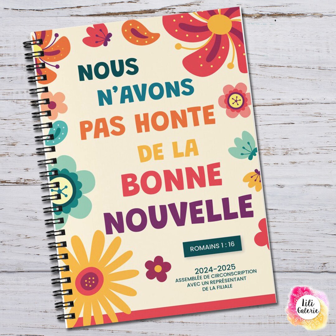 Constituency Assembly Notebook 2024-2025 - JW - A5 Downloadable File - Etsy