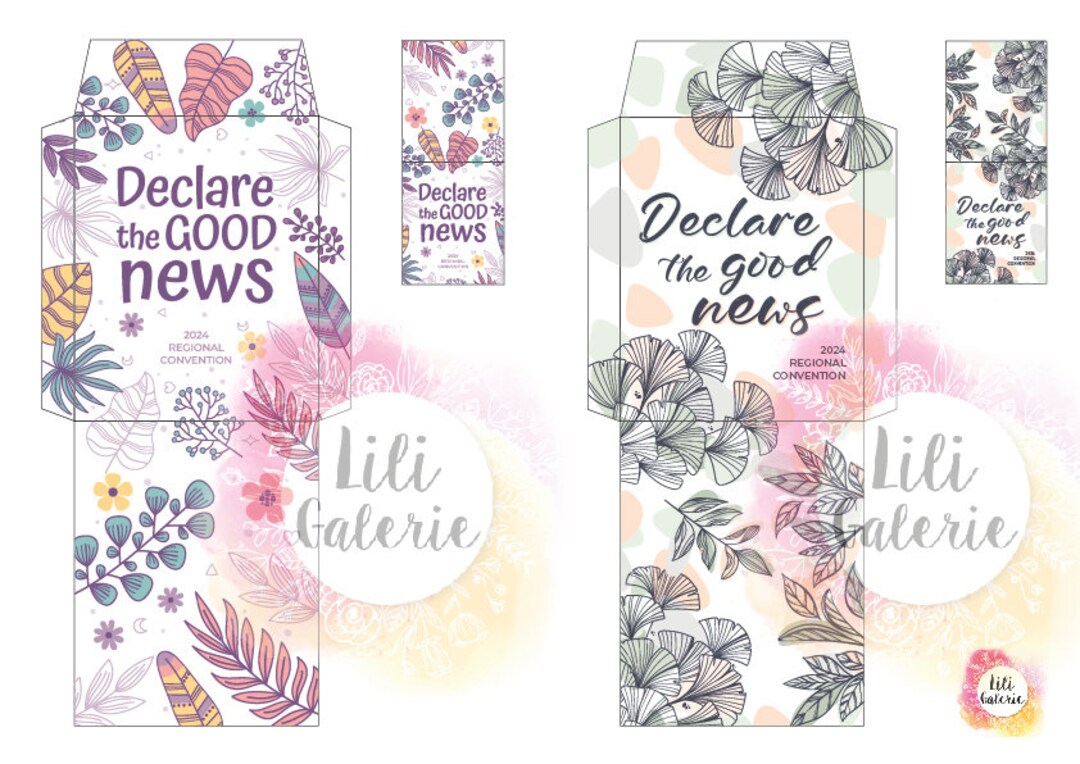 Printable Tea Bag Envelopes Regional Convention 2024 Digital Print JW ...