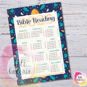 JW 2025 Bible Reading Schedule - Printable File - Etsy