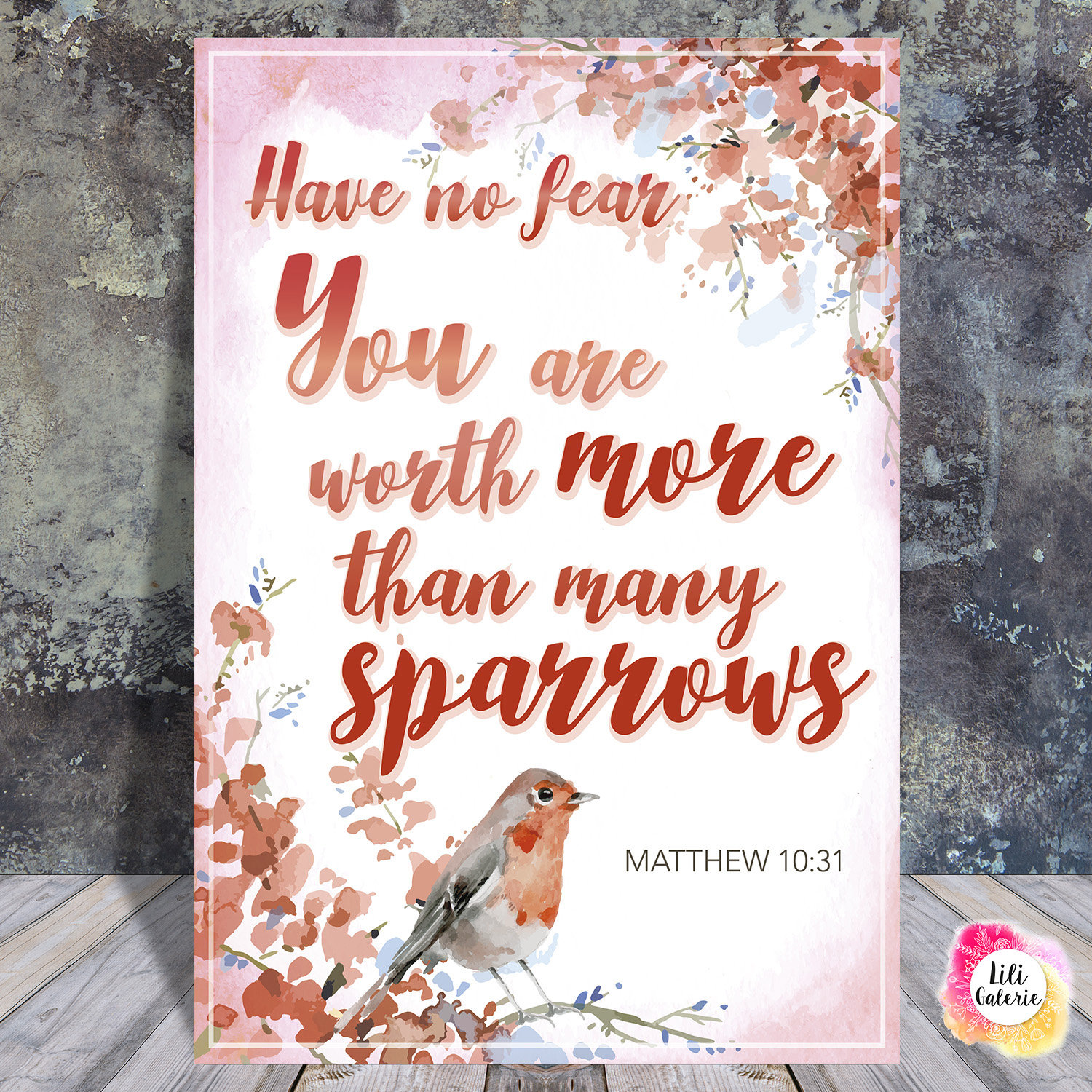 Matthew 10:31 - Scripture Quote Digital Printable - JW - Etsy
