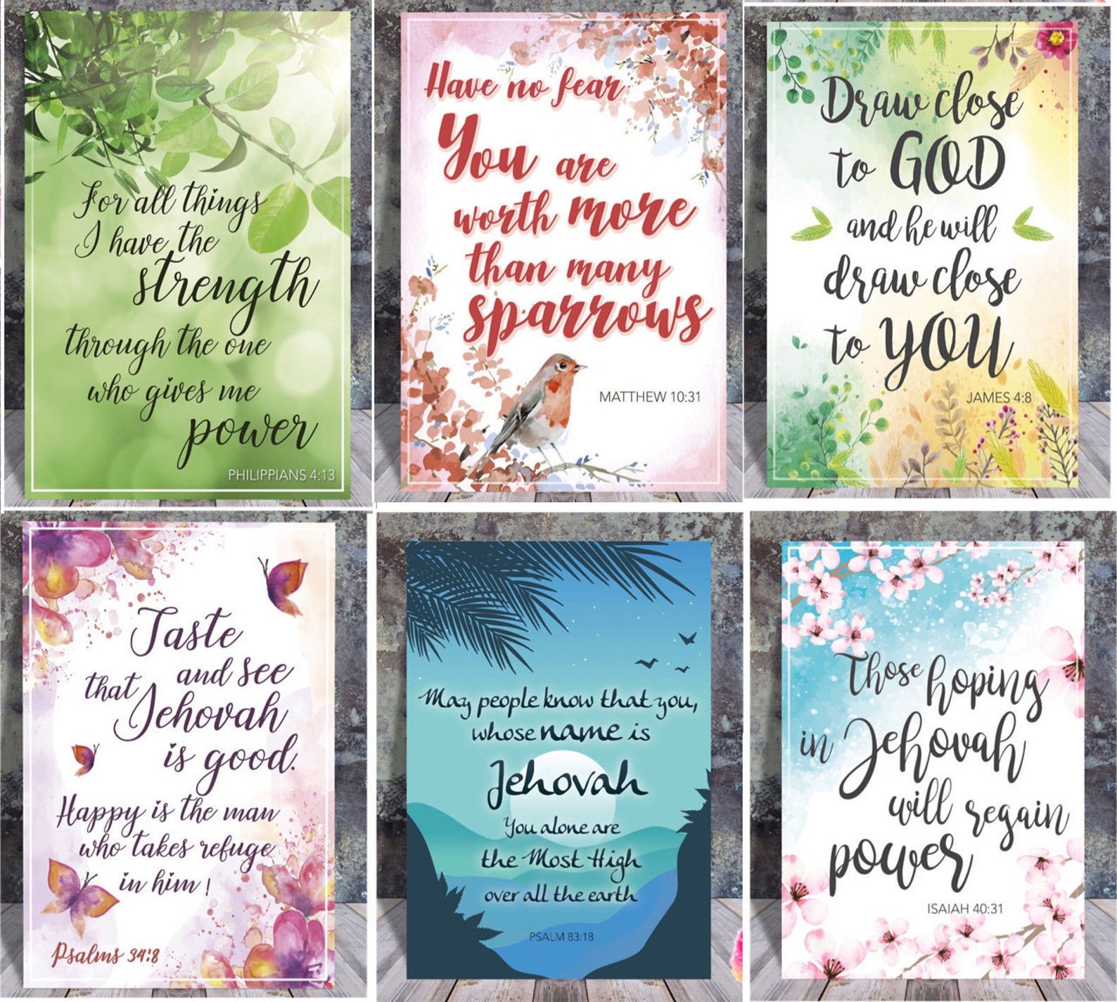 Notebook With Bible Verse on Cover JW - Etsy