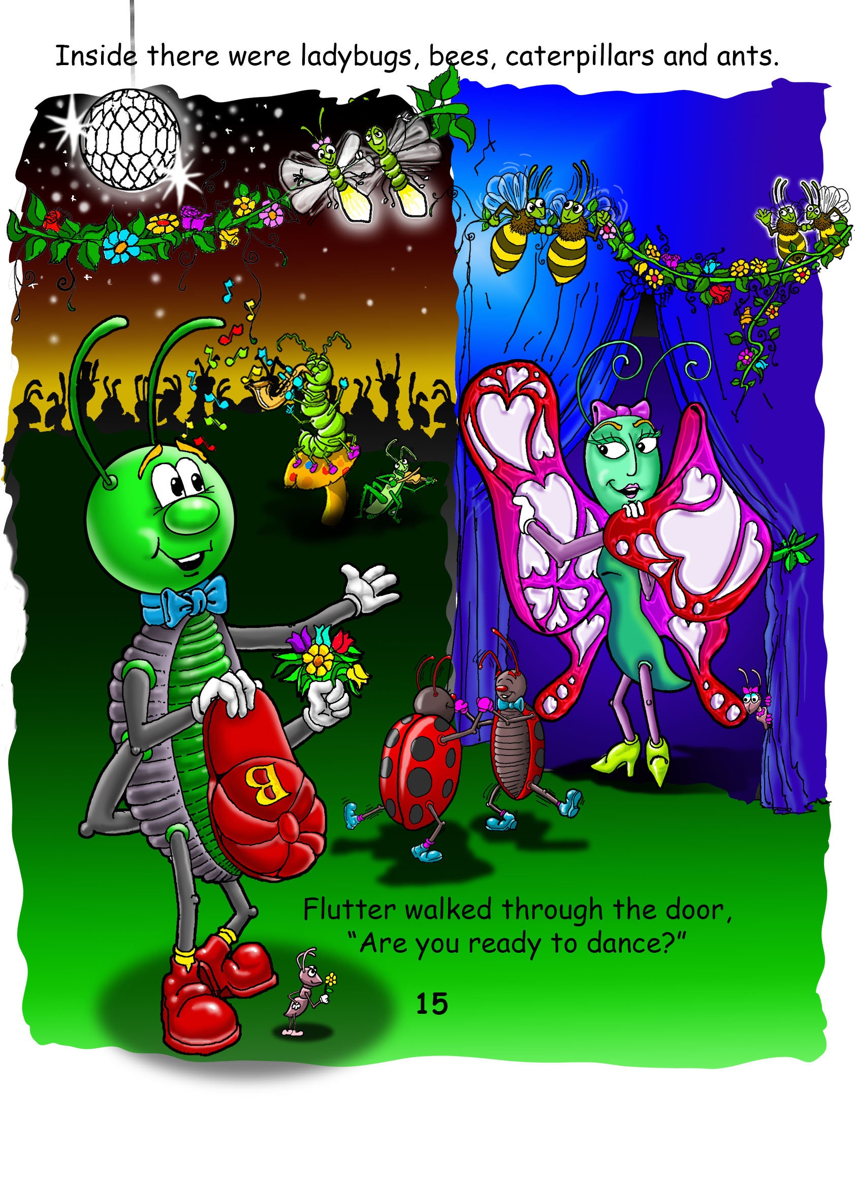 The Adventures of Bug: Flutter Bug - Etsy
