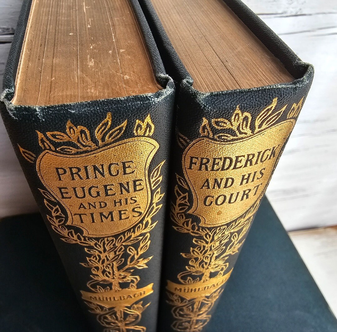 2 Old Books, Vintage Books, Antique Books, Ornate Covers, Old Pages ...