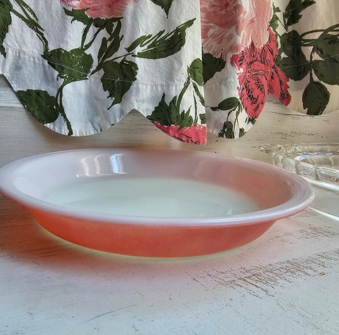 Vintage Pyrex, Set, Pink Pyrex Pie Plate, Vintage, Clear Pyrex ...