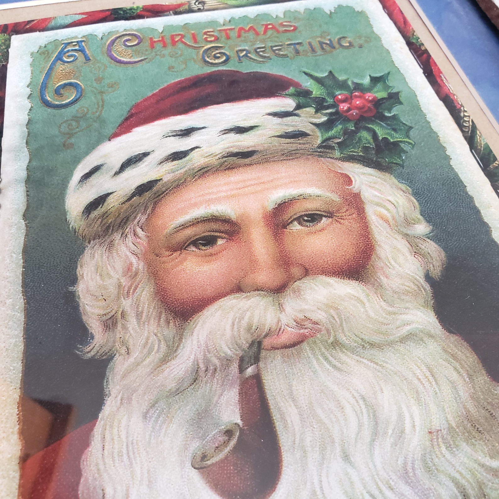 Vintage Santa Print Digital Download 11x14 or Smaller Wall - Etsy