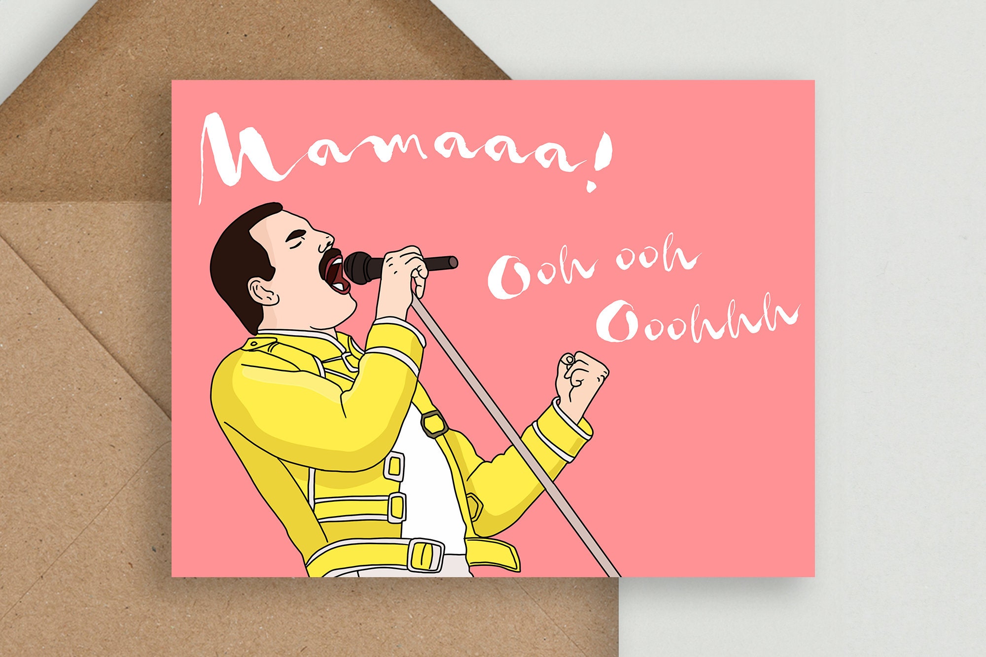 Mother's Day & Birthday Card, Mamaa Ooh Ooh Ooooh, Funny Mother's Day ...