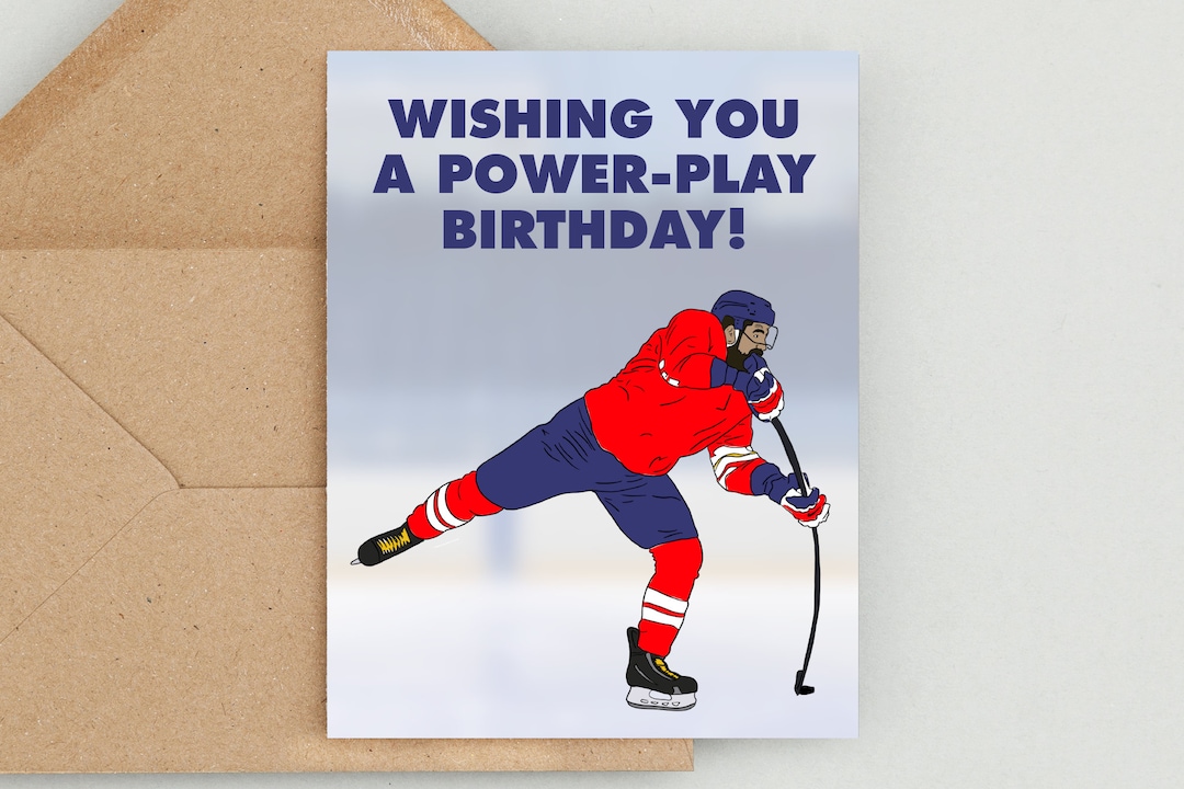 Hockey Birthday Card, Hockey Gifts for Men, Hockey Gift for Boys ...