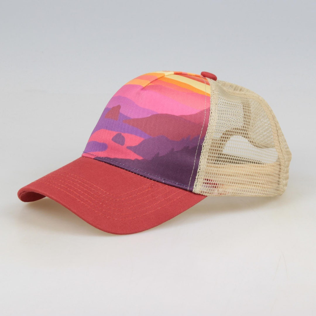 Big Sur Sunset Trucker Hat. Adults, Kids, Matching Sets - Etsy