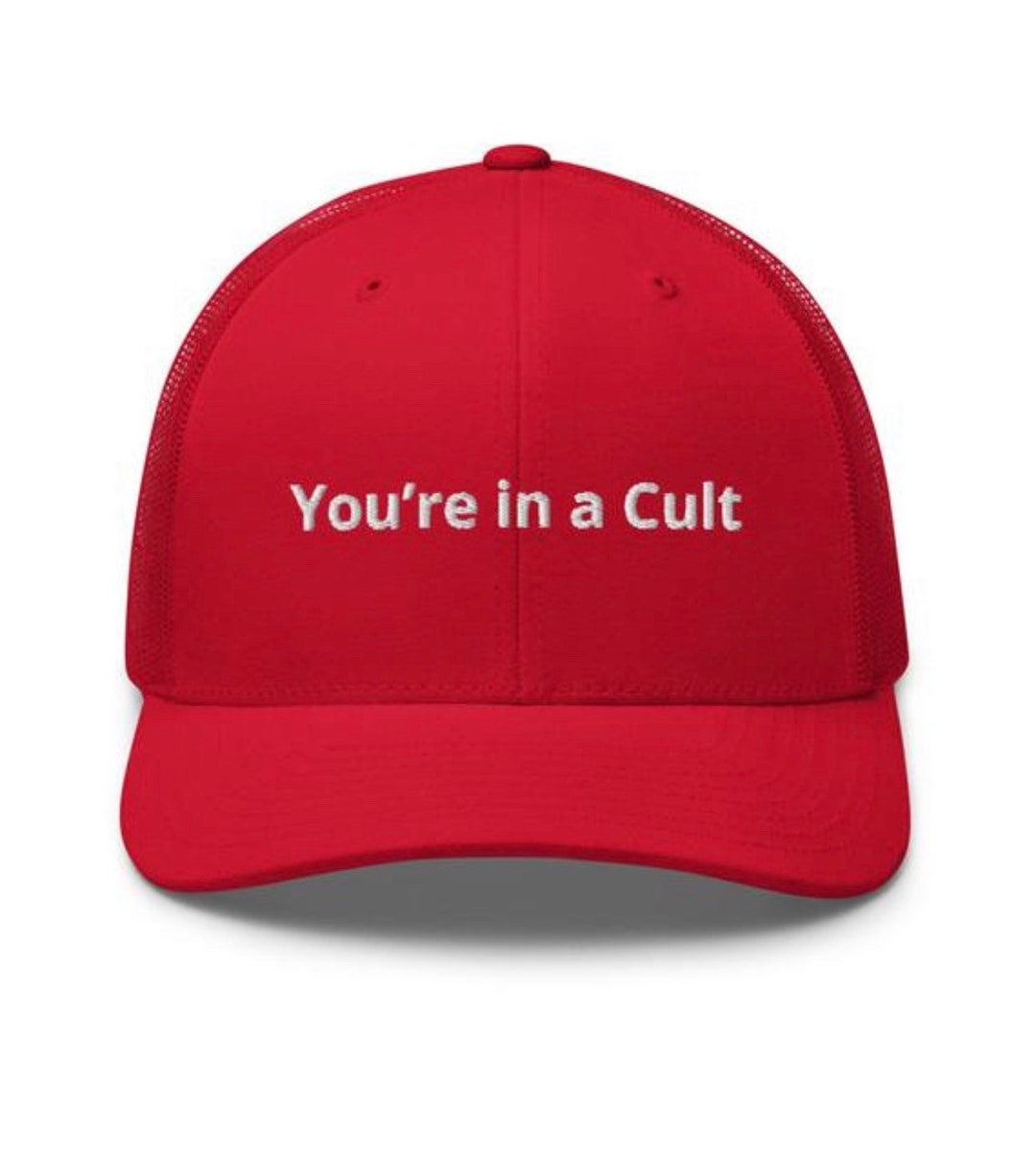 You’re in a Cult Red Trucker Hat - Etsy
