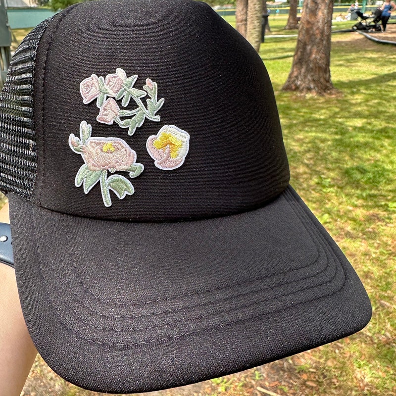 Floral Trucker Hat - Etsy