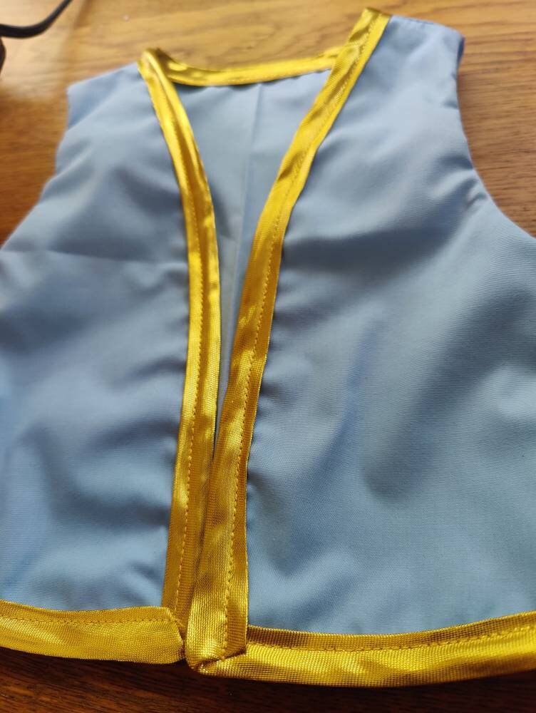Kids Gold Trimmed Vest-toad or Toadette/pirate Costume Vest Choose Your ...
