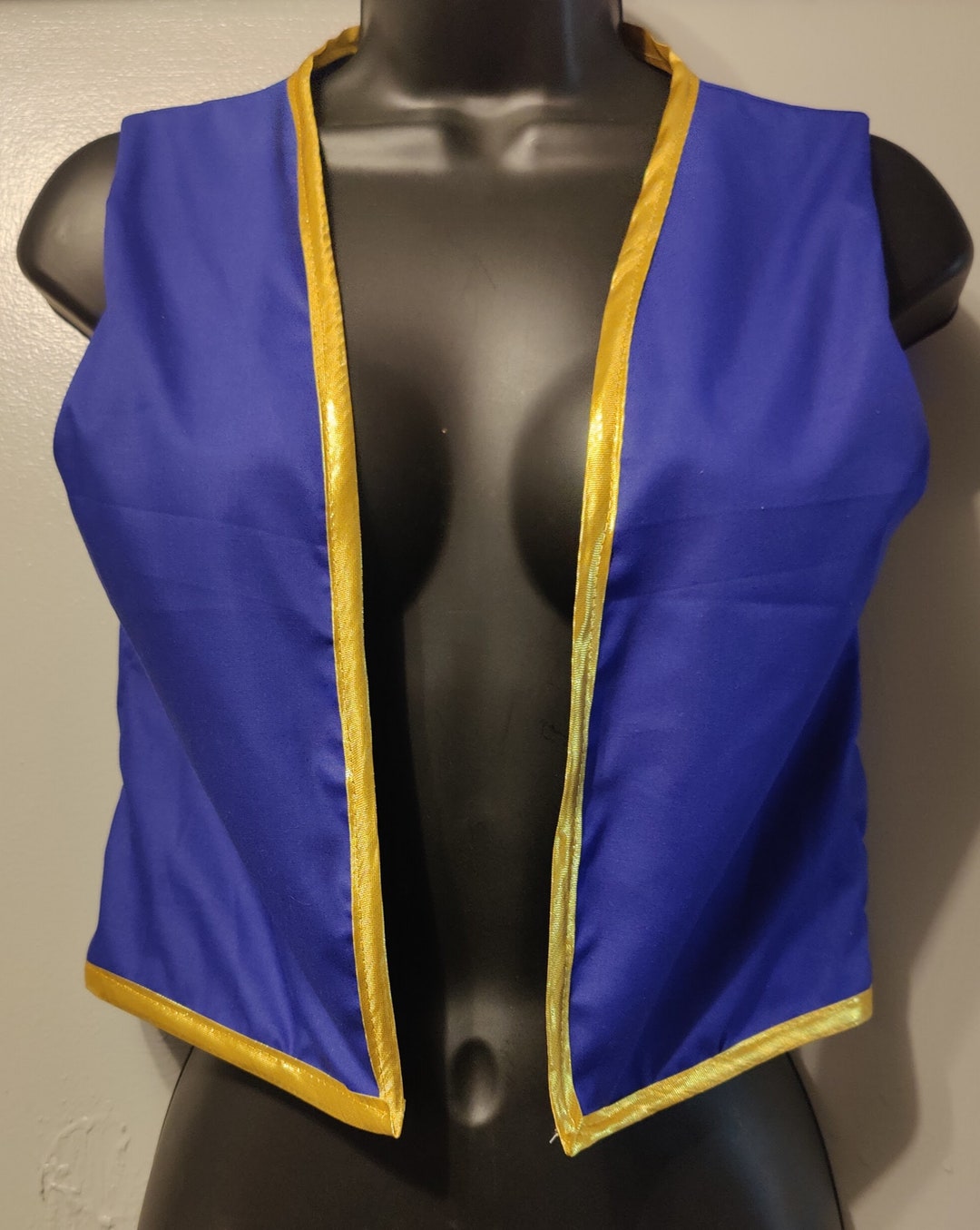 Womens Gold Trimmed Vest Toad, Toadette, Pirate - Etsy