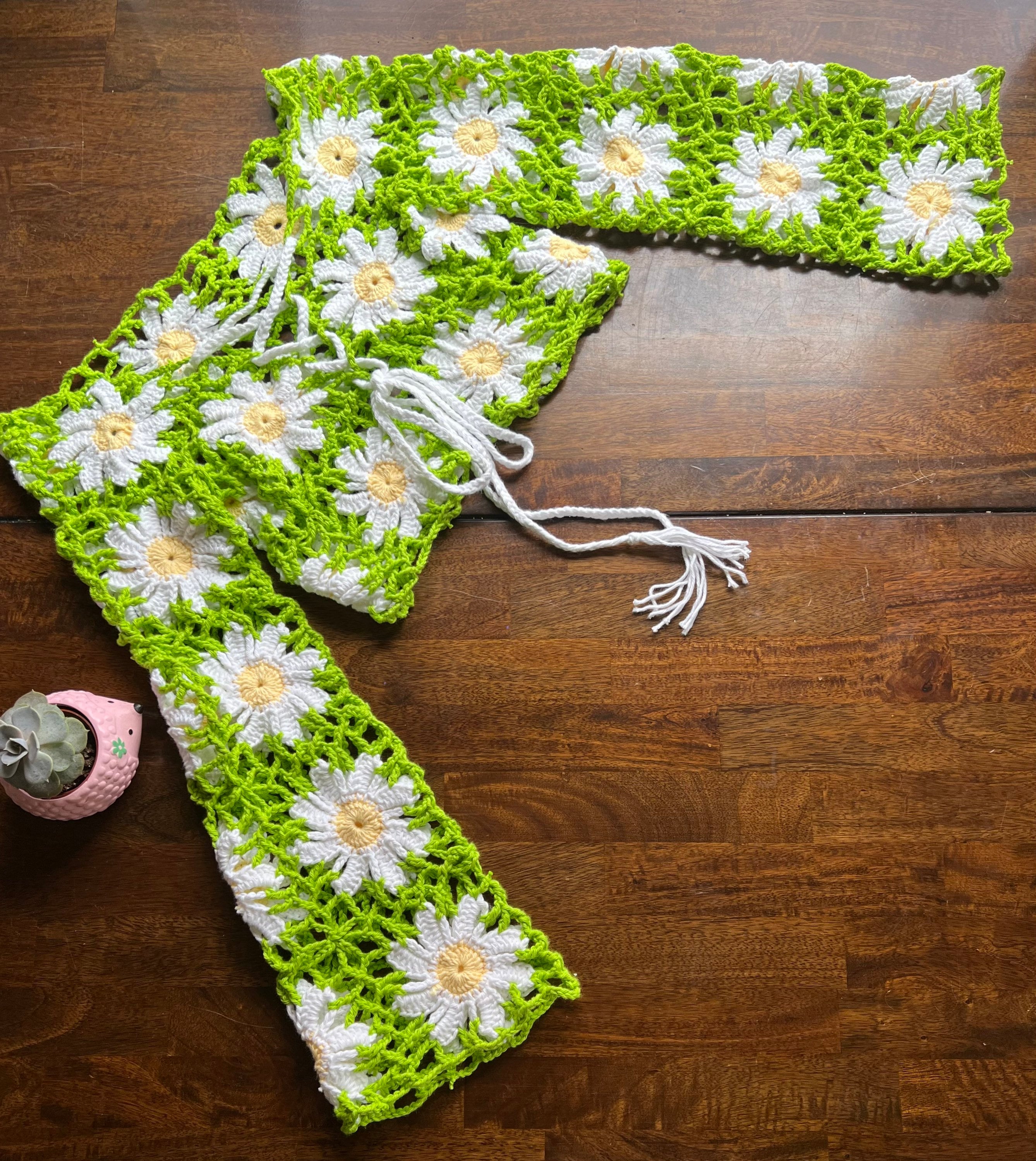 Daisy CROCHET PATTERN Crochet Daisy Shorts Bell Sleeve Top - Etsy