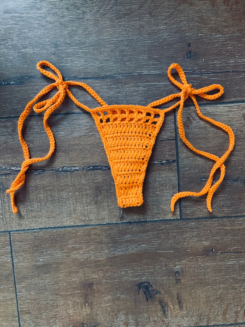 Kimberly Cut-out Micro Bikini Set / Crochet Bikini Set / | Etsy