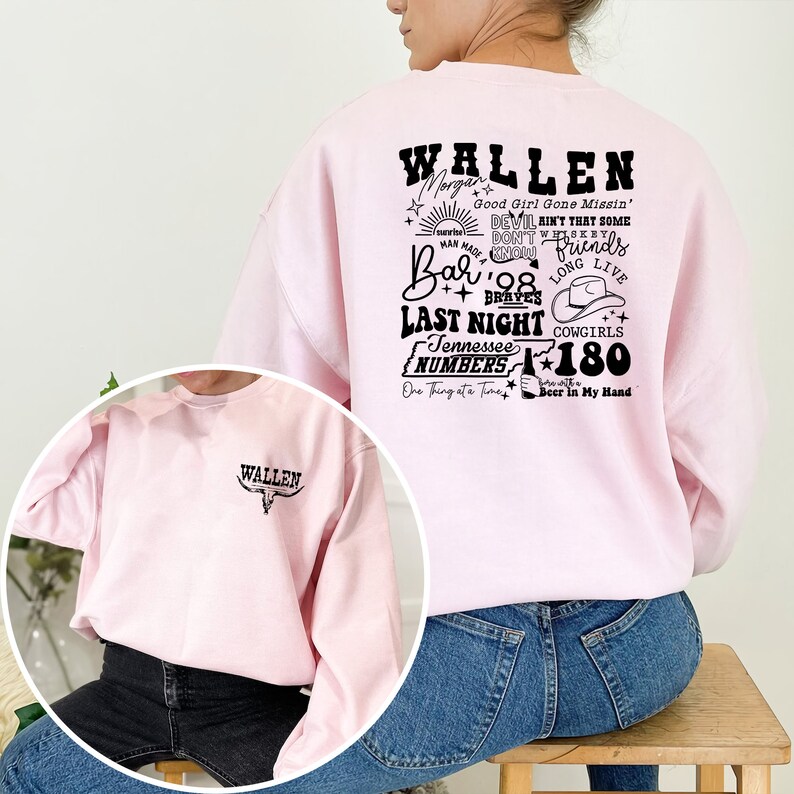 Wallen Western Png, Retro Wallen Western Png, Vintage Wallen Cowboy ...