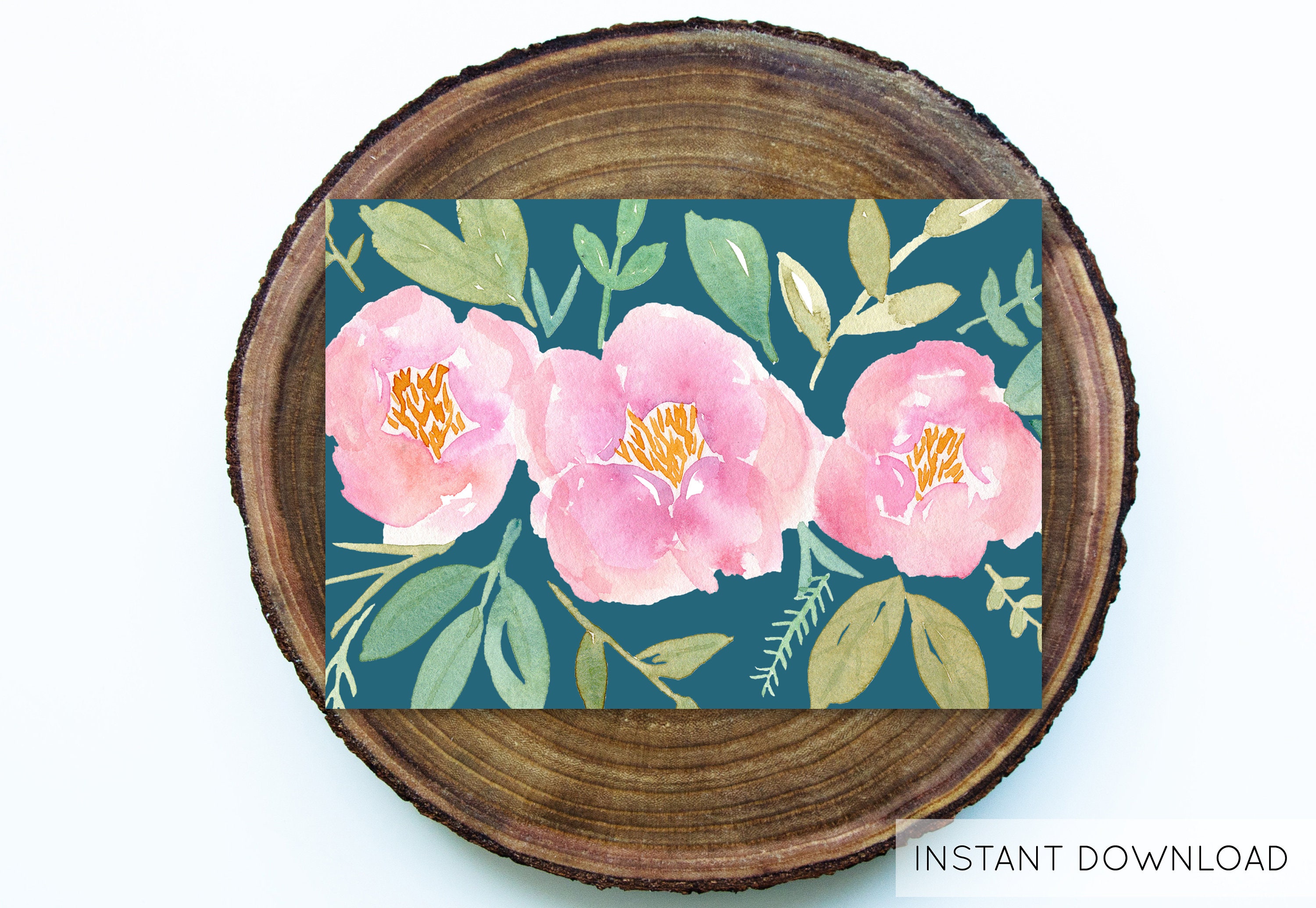 Peony Note Card, Floral Notecards, Blank Note Cards, Flower Stationary ...