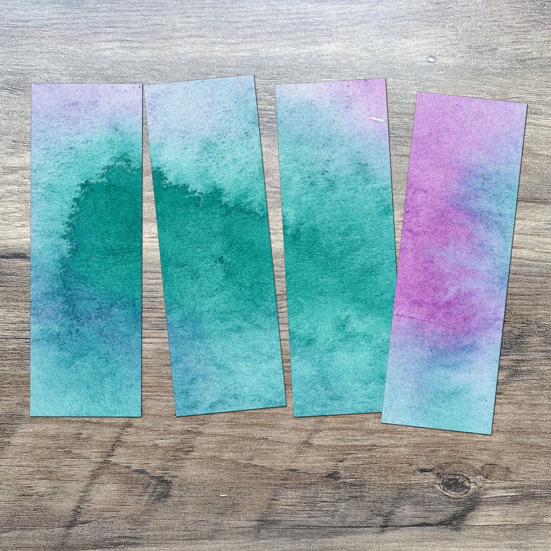 Watercolor Bookmarks, Art Bookmarks, Ocean Bookmarks, Beachy Bookmark ...
