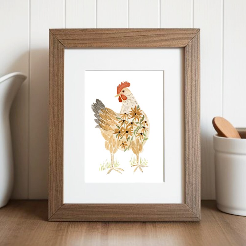 Chicken Print - Etsy