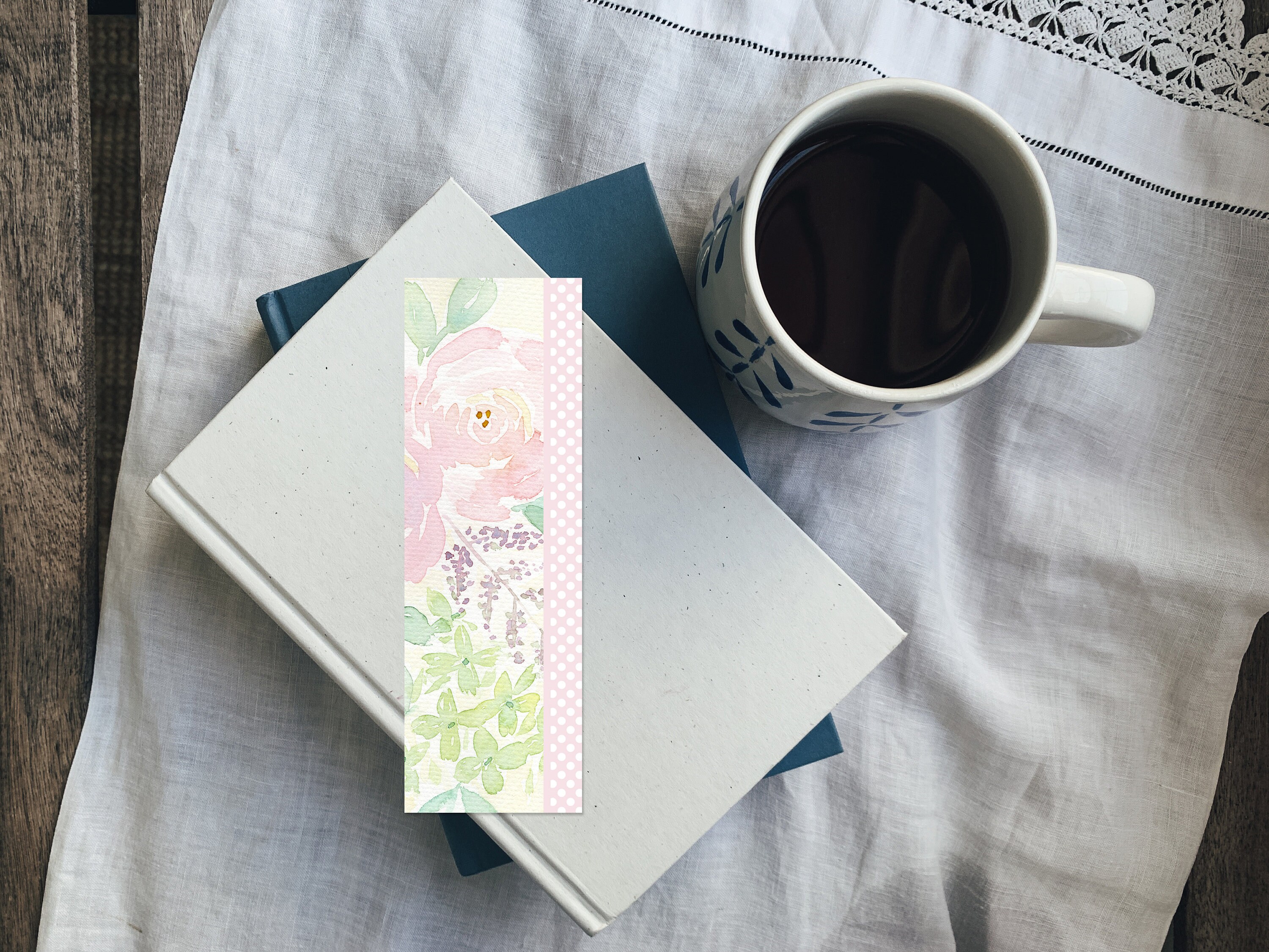 Floral Bookmark and Card Set DIY Cards Floral Cards - Etsy