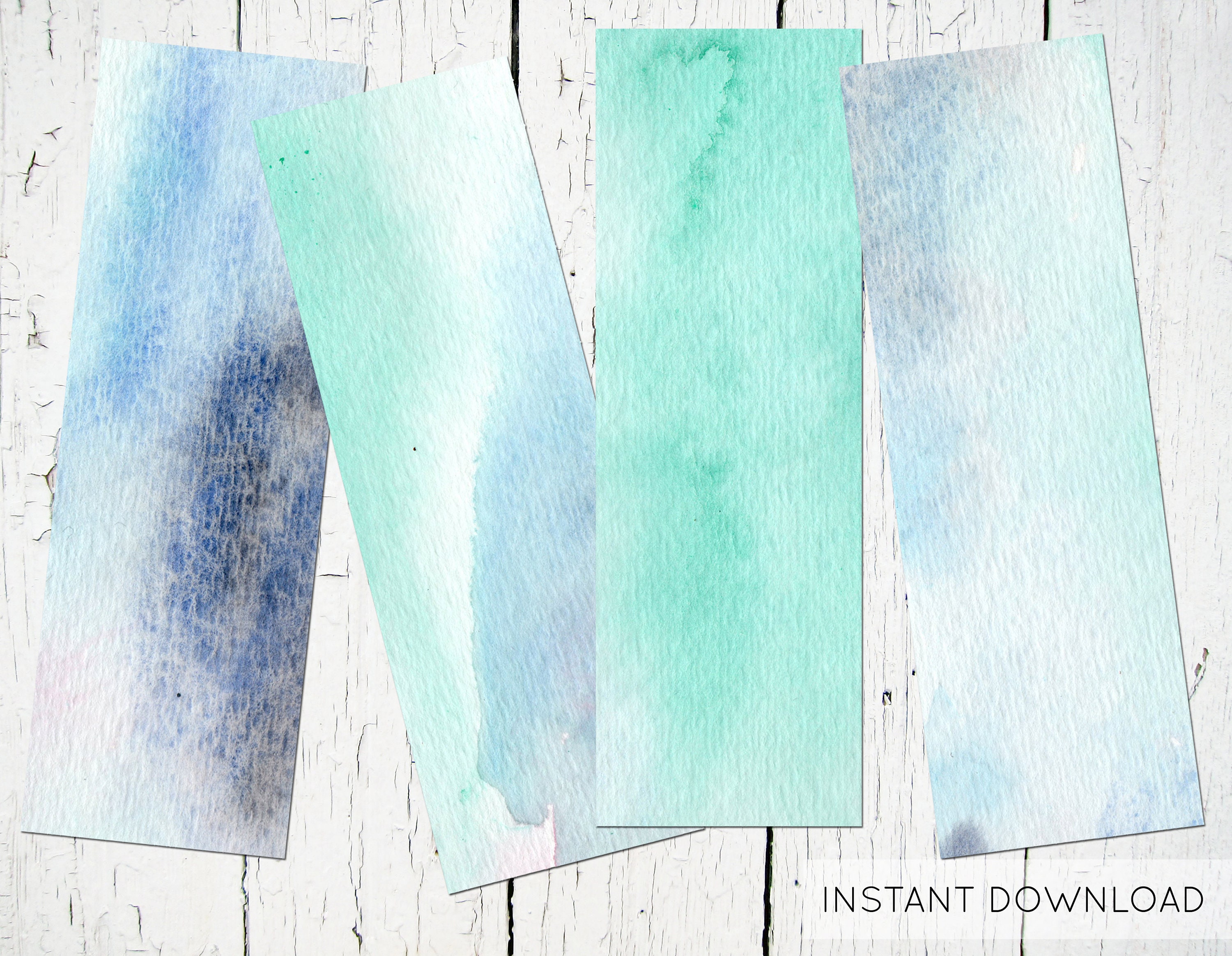 Catch the Calm: Set of DIY Watercolor Bookmarks for a Relaxing Reading ...
