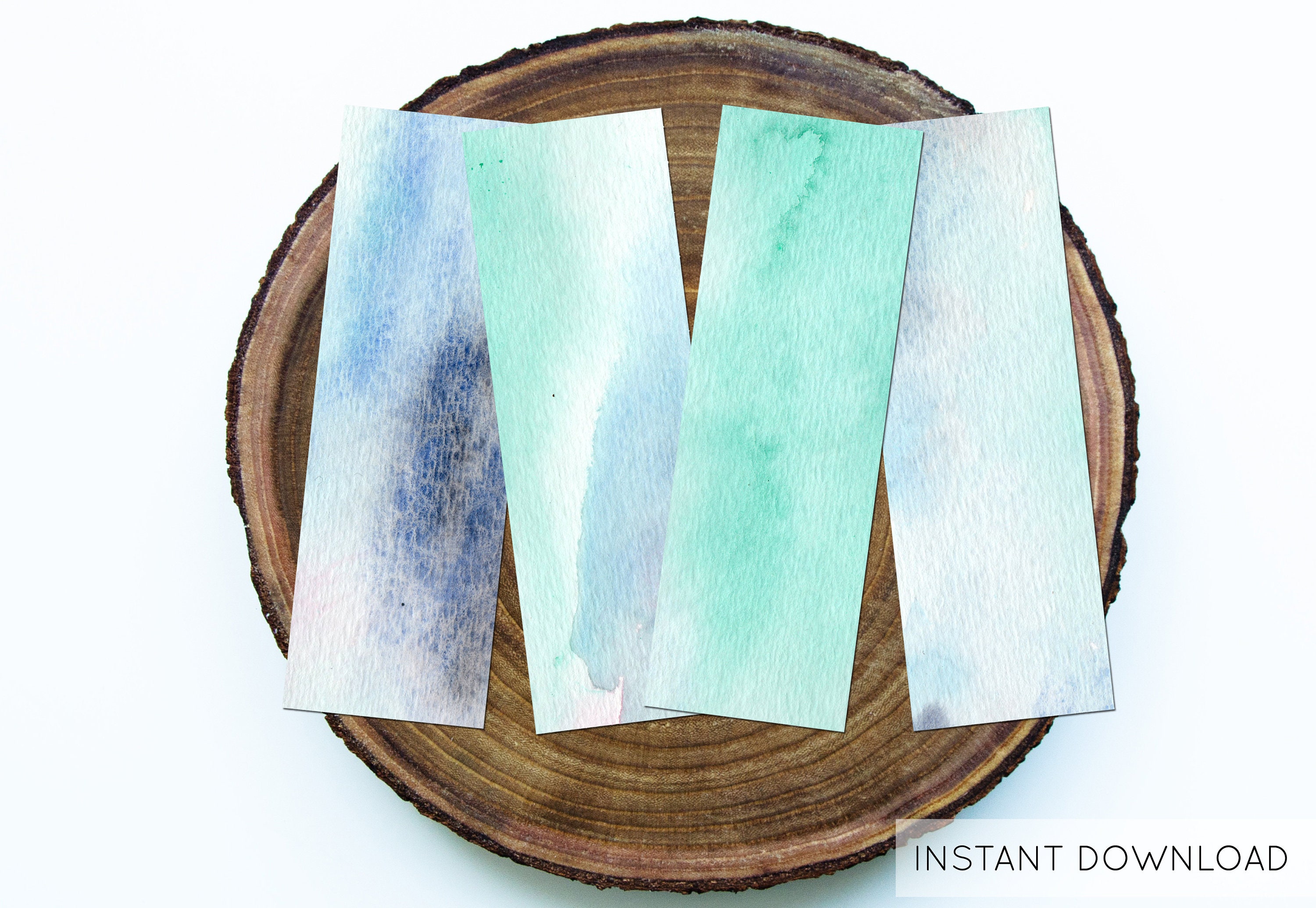 Catch the Calm: Set of DIY Watercolor Bookmarks for a Relaxing Reading ...