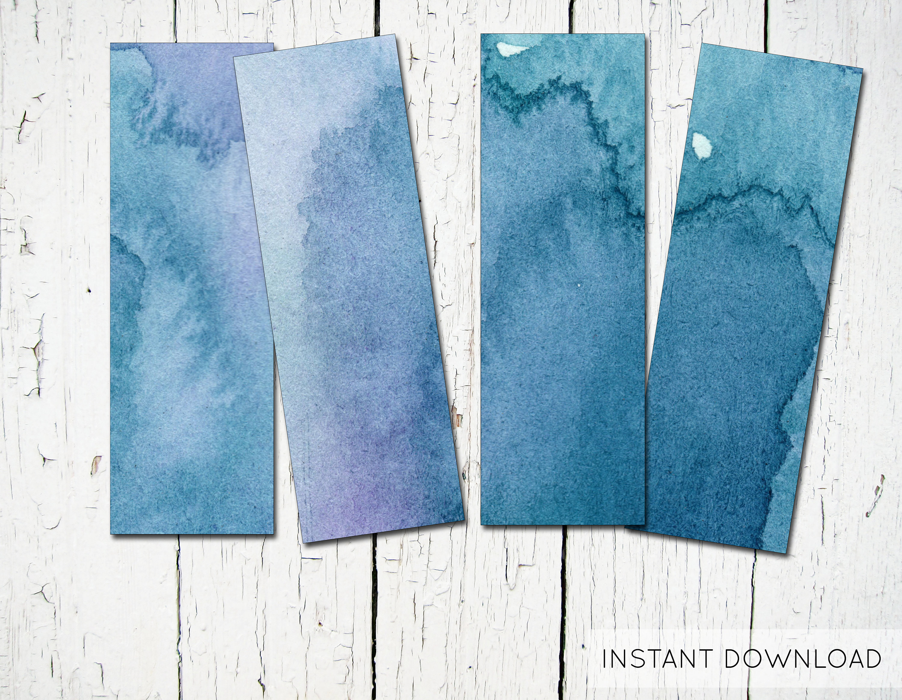 Ocean Bookmarks Watercolor Bookmarks Bookmarks Printable - Etsy