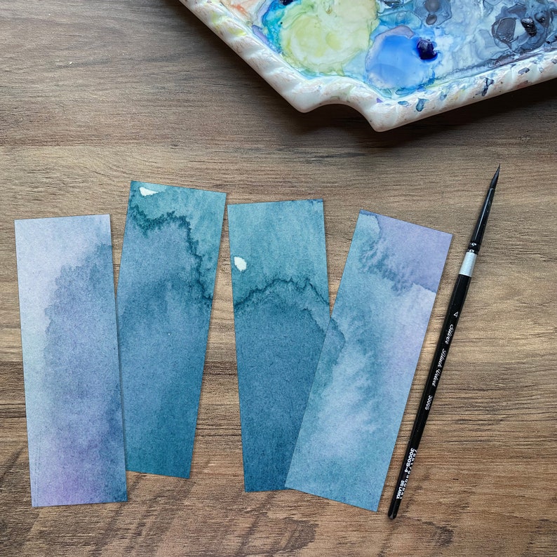 Ocean Bookmarks Watercolor Bookmarks Bookmarks Printable - Etsy