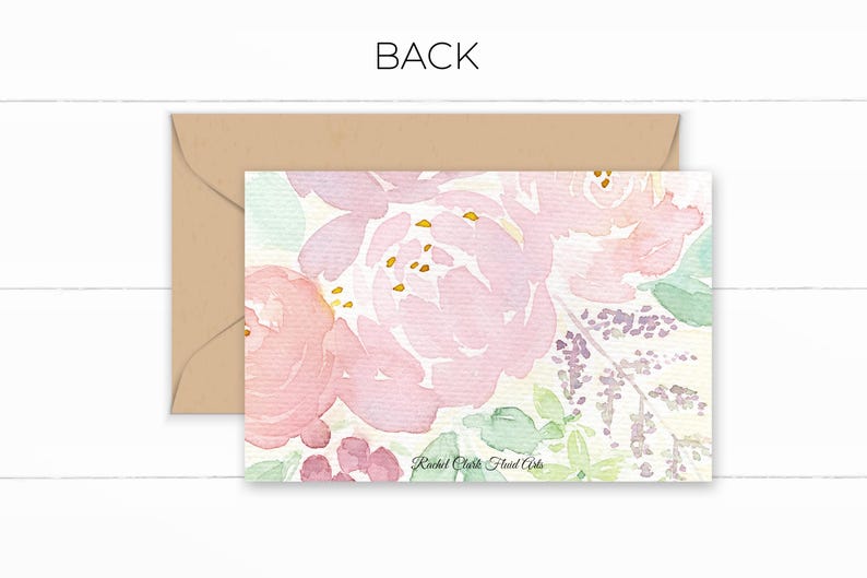 Printable Card and Bookmark Set | Pink Polka Dot and Floral | Instant ...