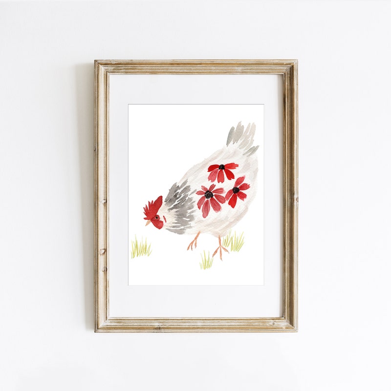 Chicken Print - Etsy