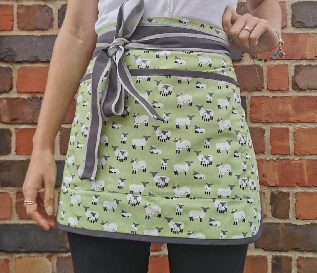 Field Sheep Half Apron Sheep Apron Sheep Baking Apron - Etsy
