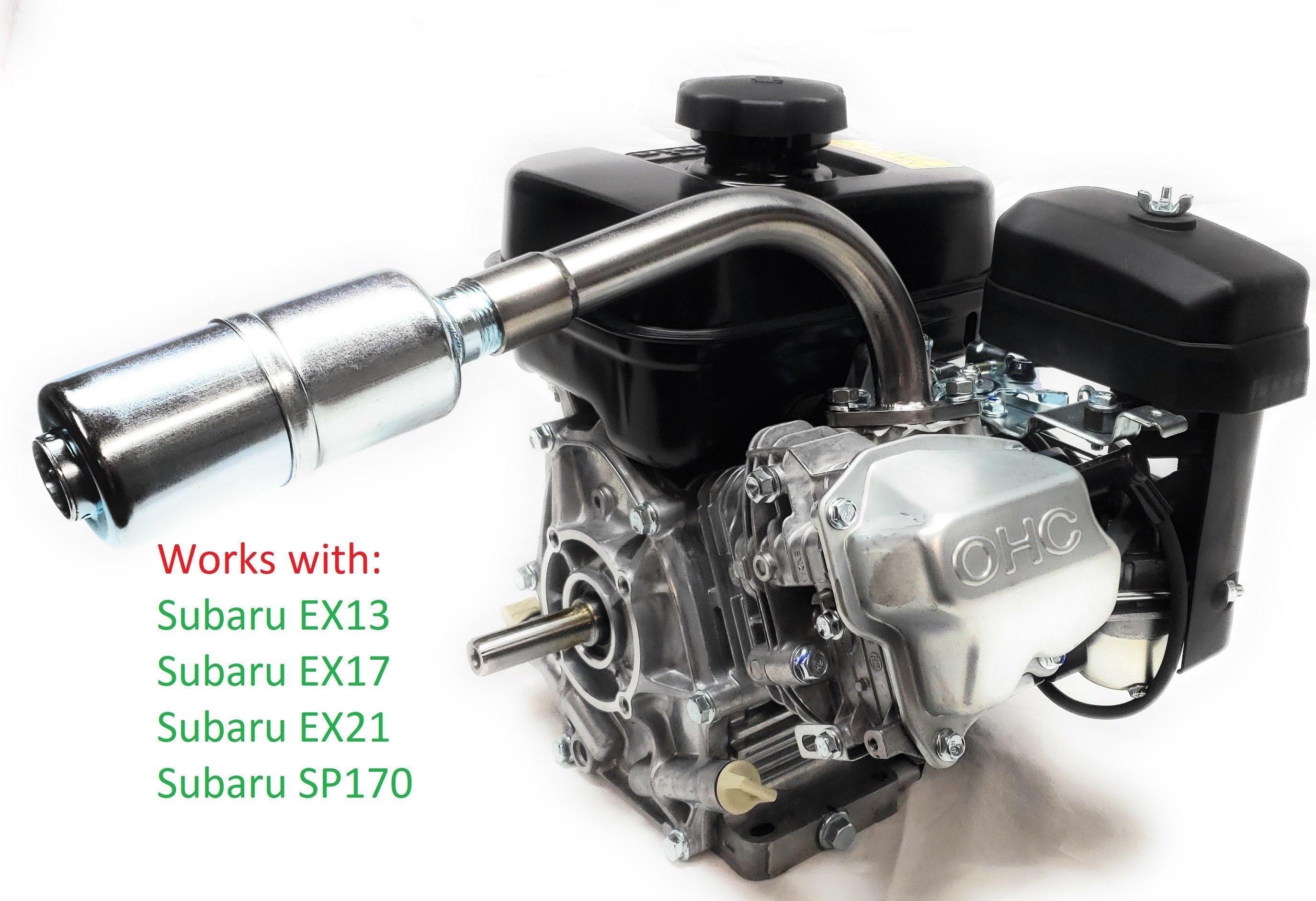 Exhaust With Muffler for Mud Motors: Subaru Robin EX13 EX17 | Etsy