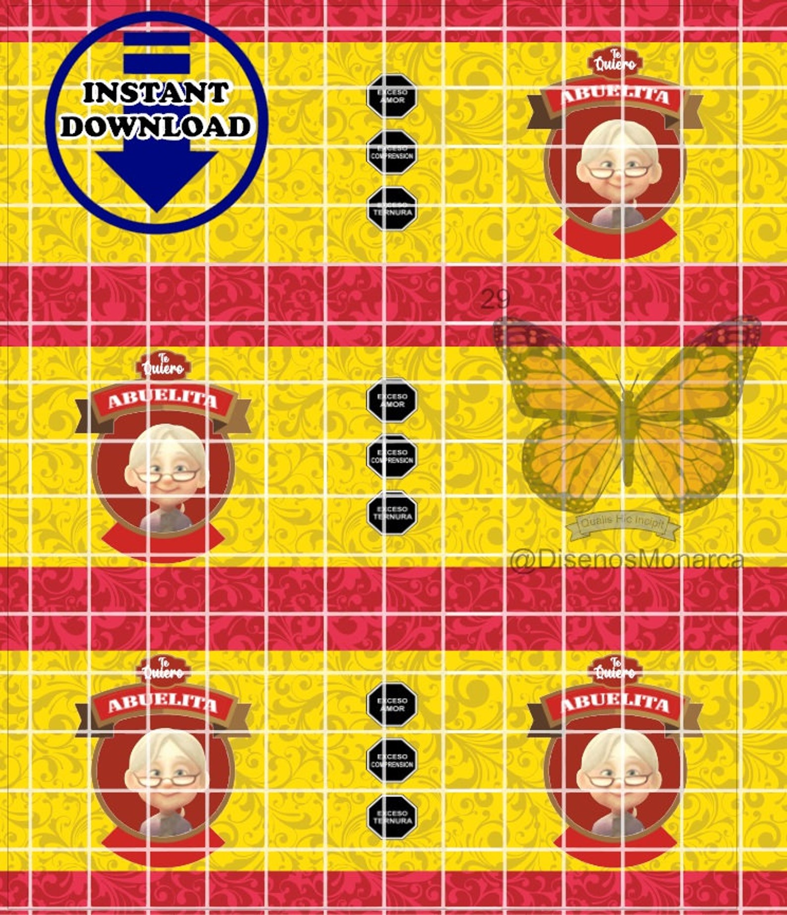 Ellie Chocolate Abuelita Abuelito Sublimation Design, 11 Oz Mug, Wrap ...