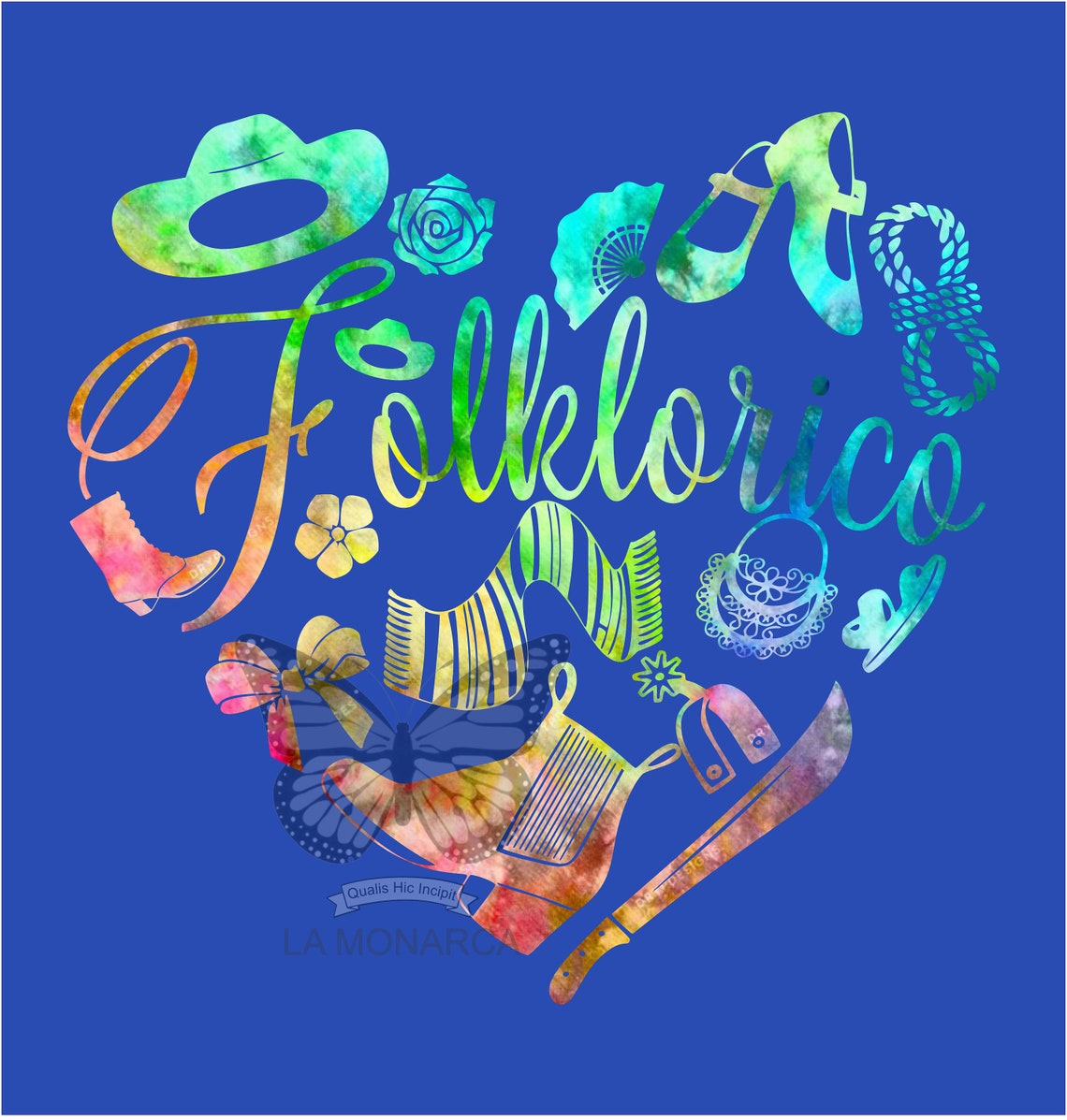 Folklorico Love SVG , and Sublimation File - Etsy