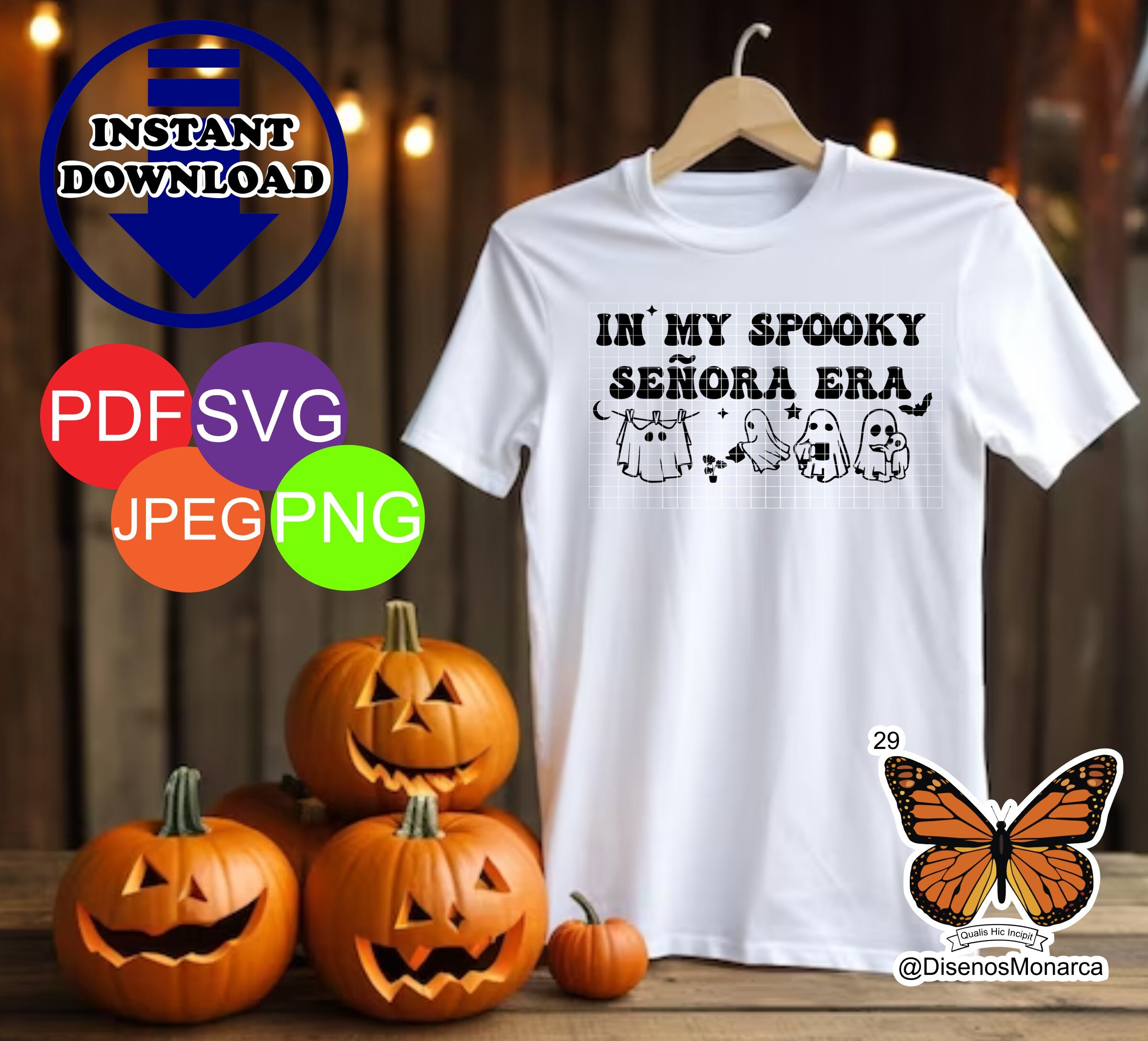 In My Spooky Senora Era SVG Png Jpeg Pdf Sublimation and Vinyl File ...